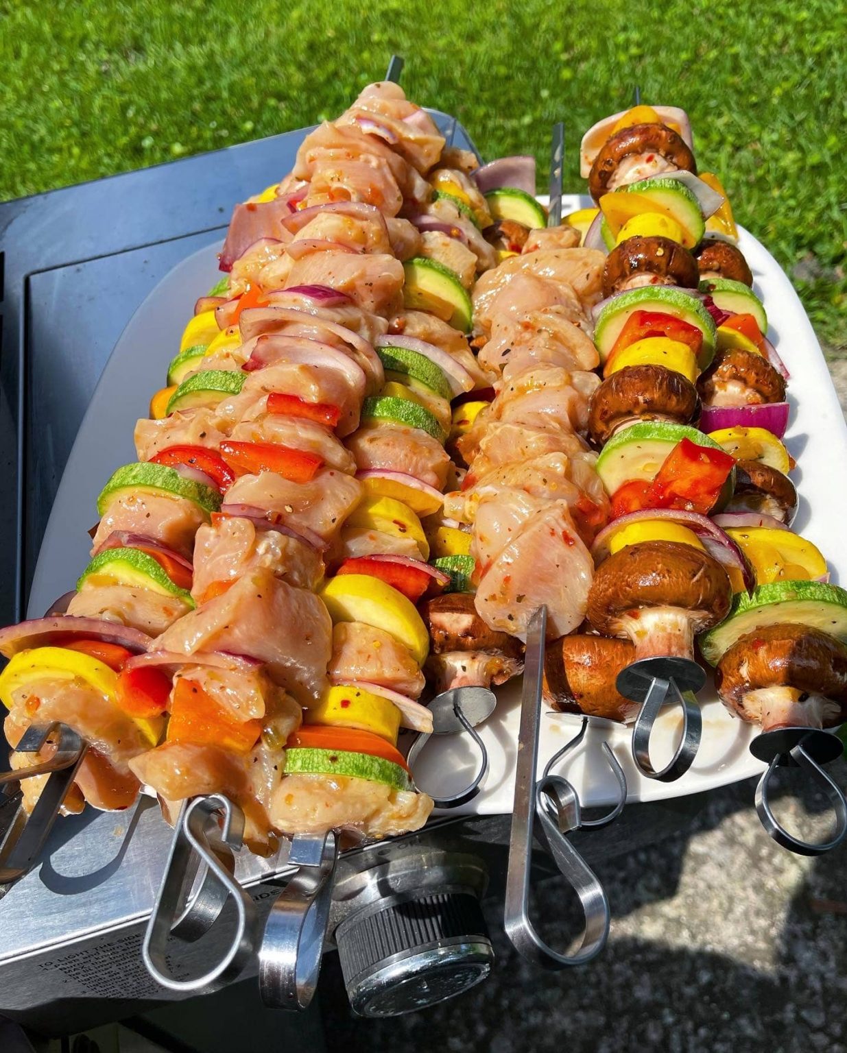 Easy Grilled Italian Chicken Kabobs - The Katherine Chronicles